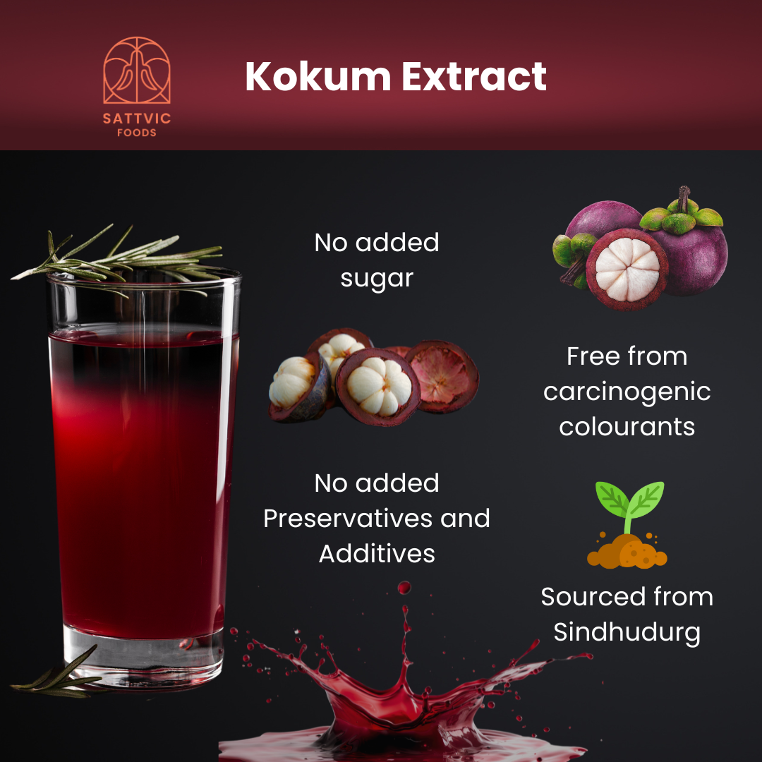 Kokum Extract | 100% Preservative-Free | No Added Sugar – Sattvic Foods