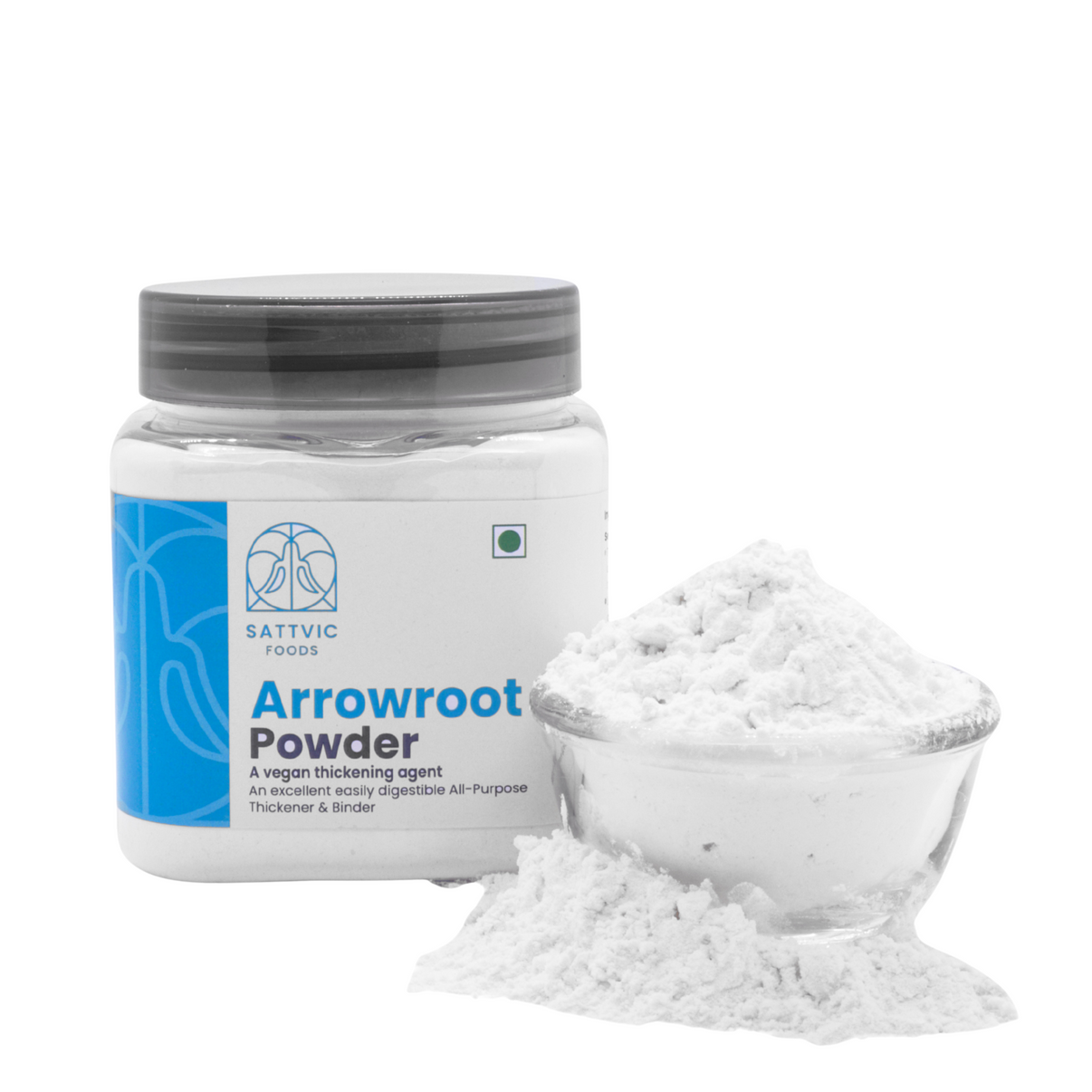 Arrowroot Powder | Gluten-Free | Vegan Thickening Agent – Sattvic Foods