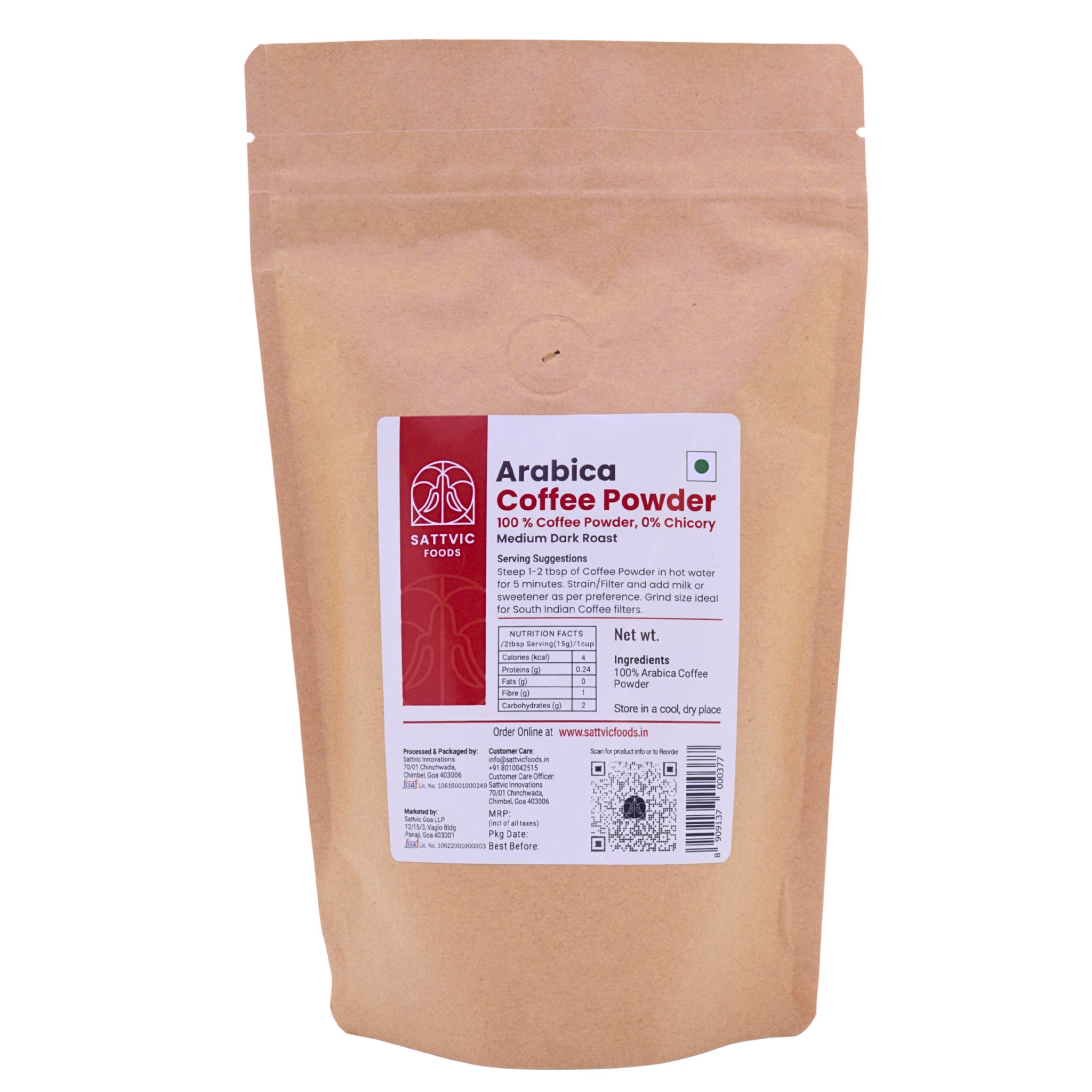 Arabica Coffee Powder – Sattvic Foods