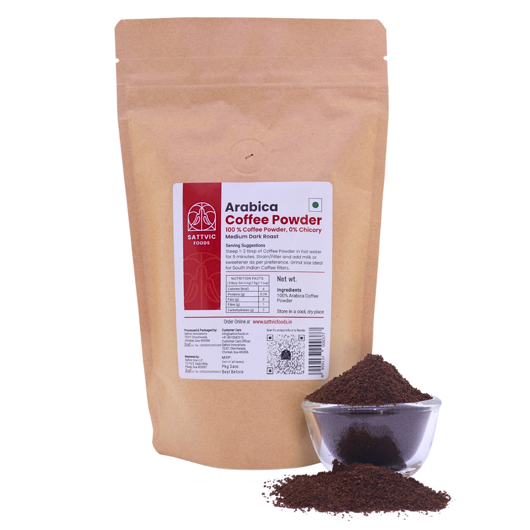 Arabica Coffee Powder – Sattvic Foods