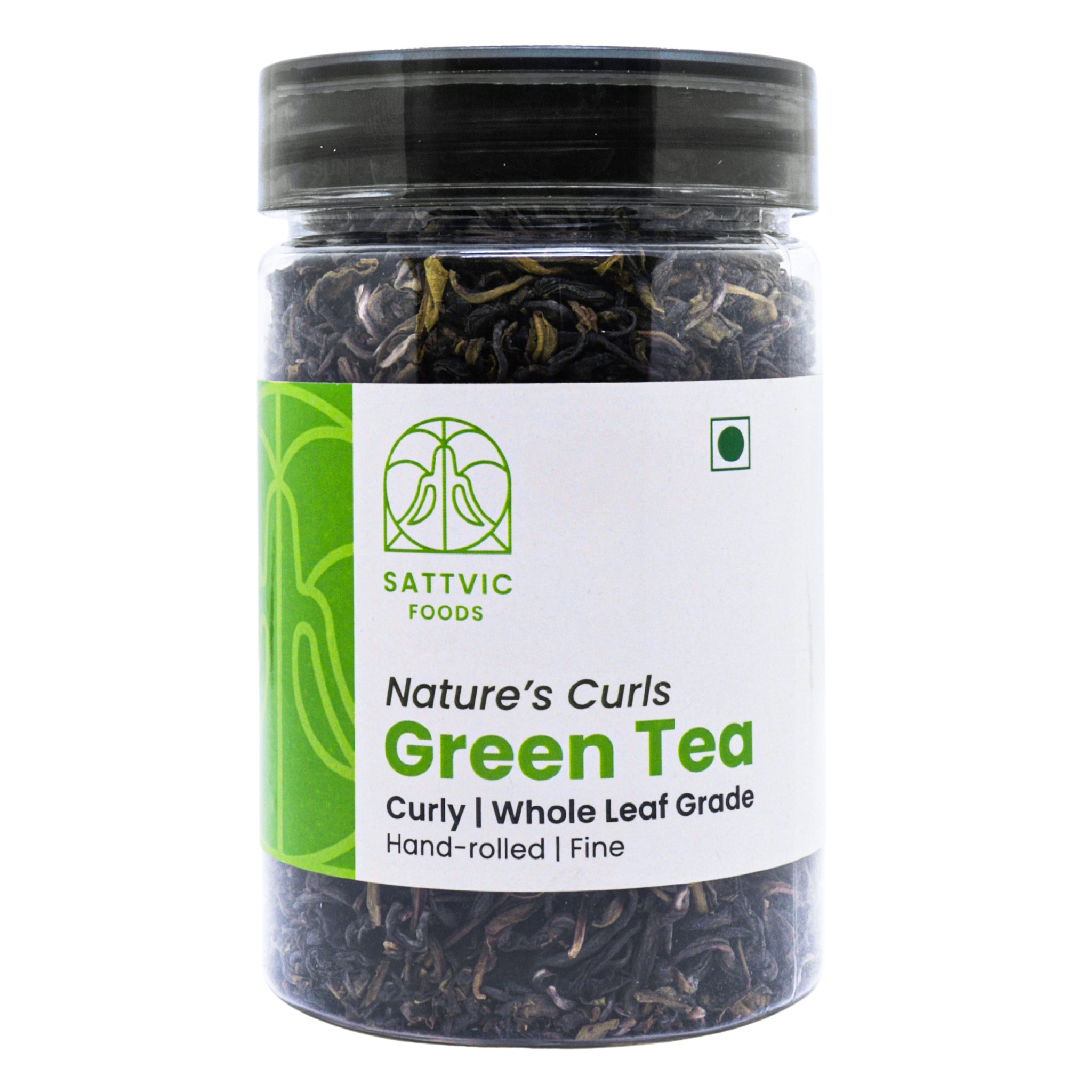 Green Tea - Nature’s Curls | Whole Leaf Grade – Sattvic Foods