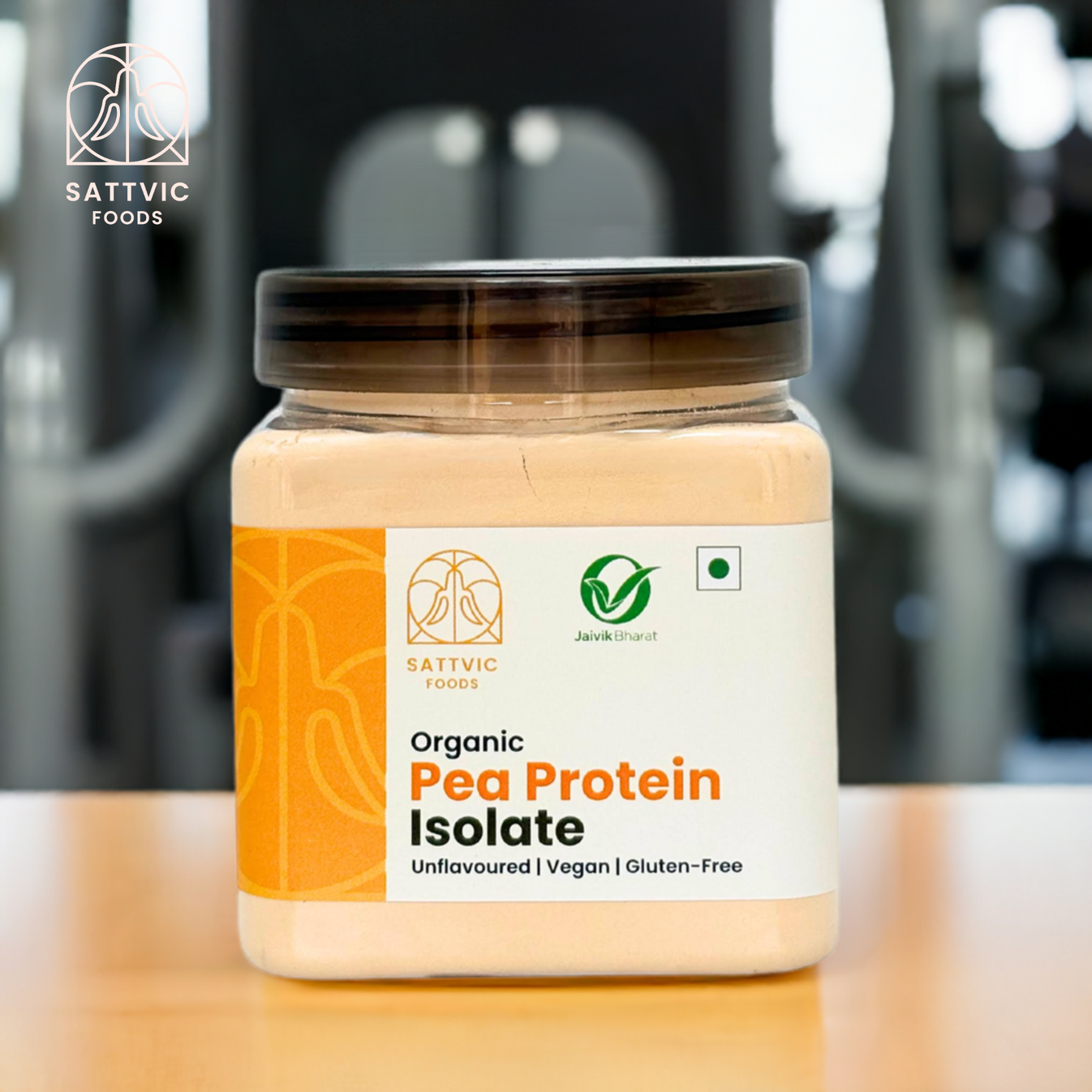 Pea Protein Isolate | Organic, Vegan & Lactose-Free – Sattvic Foods