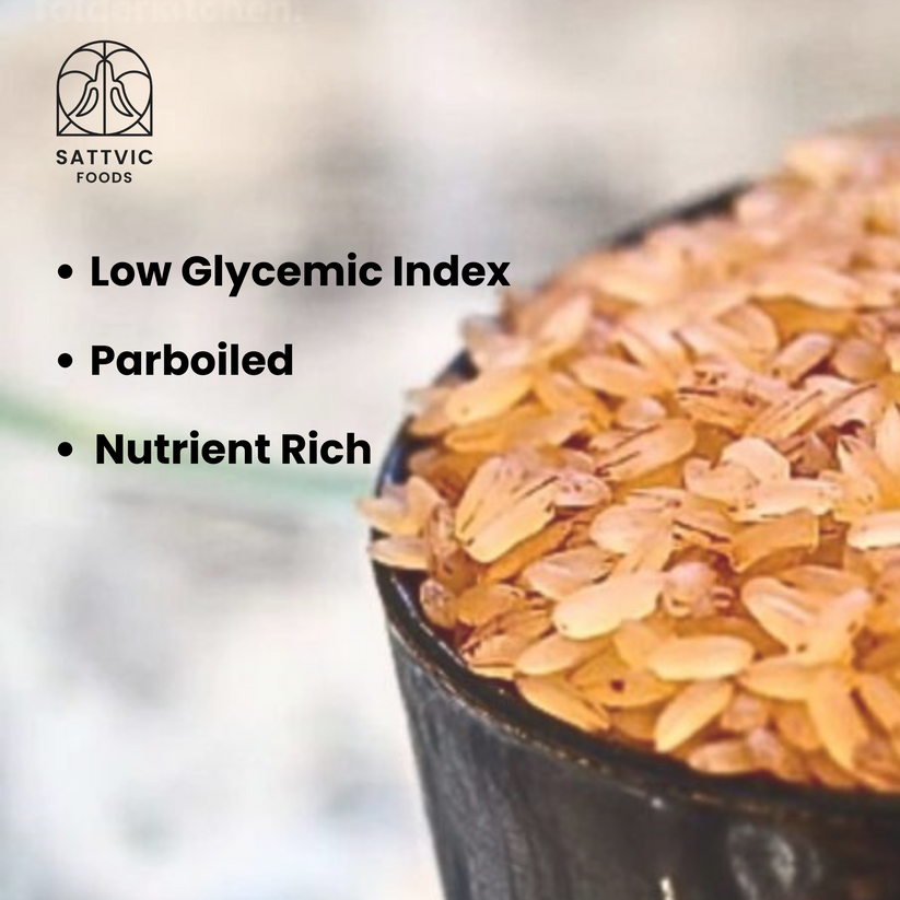 Organic Goan Red Rice | Fibre-Rich & Low GI – Sattvic Foods