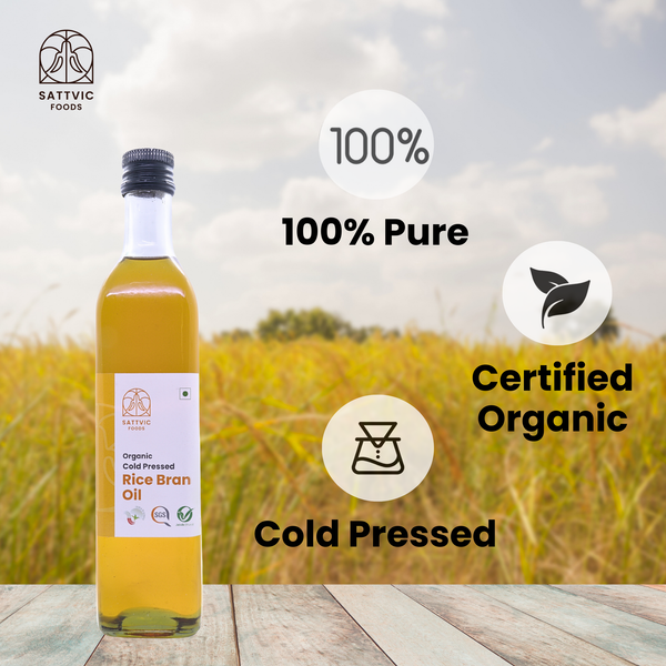Rice Bran Oil | Organic and Cold-Pressed | Healthy Cooking Oil ...