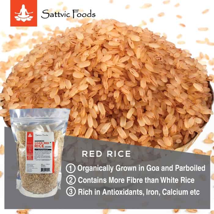 Organic Goan Red Rice | Fibre-Rich | Low GI – Sattvic Foods